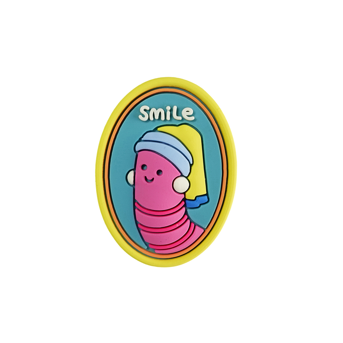 Smiley Buddy Soft Rubber Pin – PinPaint